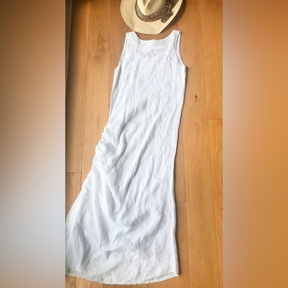 Valentina Naldi | Dresses | Valentina Naldi Italian Linen Midi Dress ...